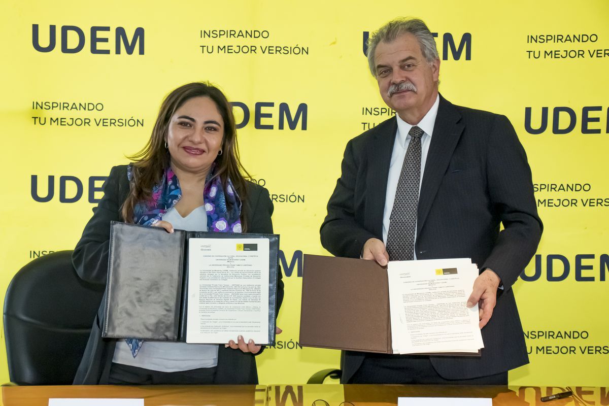Firman convenio de cooperación UDEM y UNIFRANZ | UDEM
