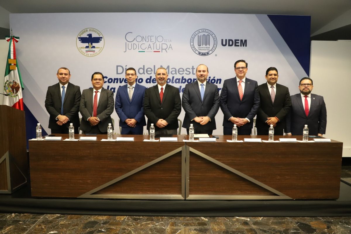 Firman convenio de colaboración UDEM y Poder Judicial de NL | UDEM