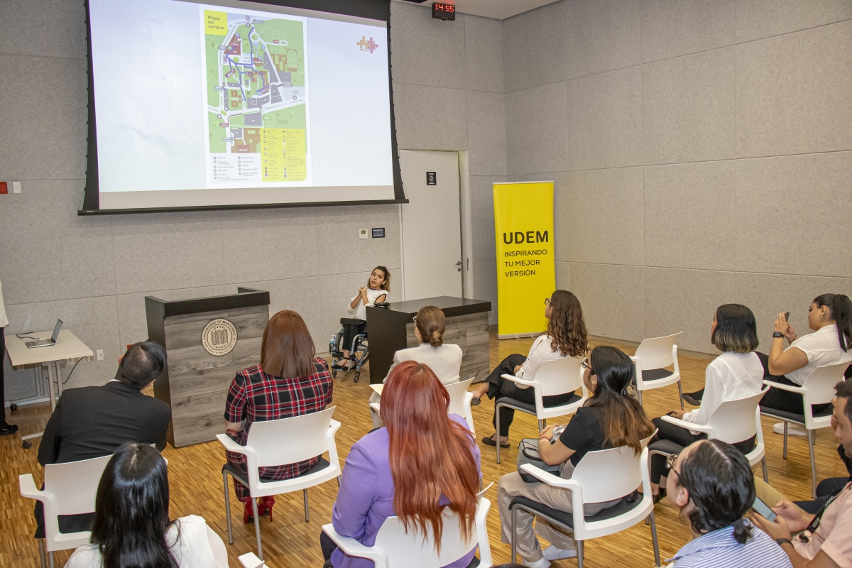 Presentan mapa de accesibilidad del campus UDEM | UDEM
