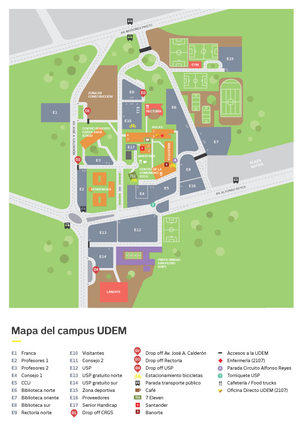 Location and maps | UDEM