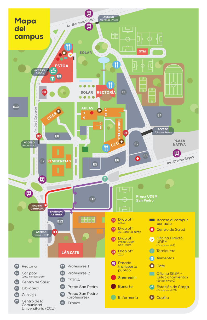 Location and maps | UDEM